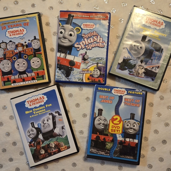 Other | Lot Of 5 Thomas Friends Thomas The Train Dvds | Poshmark